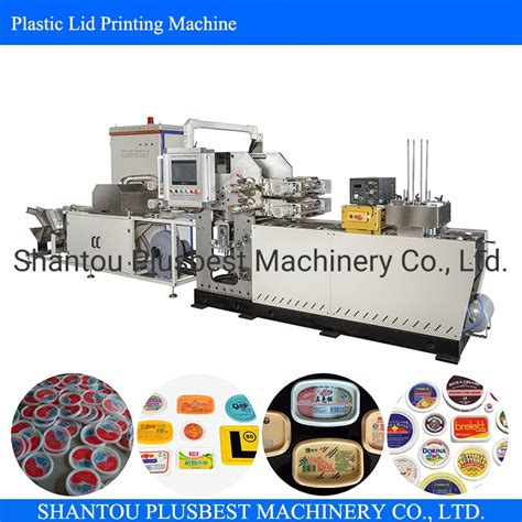 Six Color Lid Printing Machine Plastic Cover Printer China Printing Machine And Lid Printer