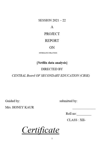 Project On Netflix Data Analysis Pdf Computer Science Information Technology