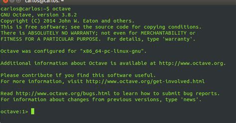 installing octave on gnu linux instalar octave gnu linux ~ computer science