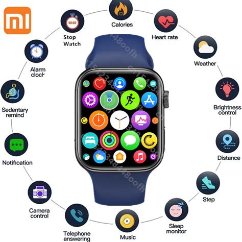 Xiaomi I7 Pro Max Nfc Smart Watches 1.75 Inch Bluetooth Call Smartwatch Men Women Wireless ...