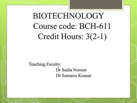 medical biotechnology presentation pptx