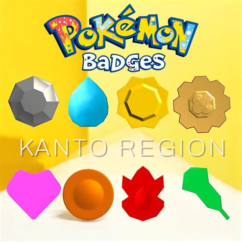 Pokemon Badges All