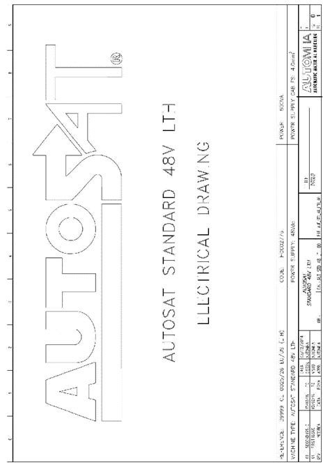 Automha Autosat Automatic Pallet Storage System Electrical Wiring Diagram Service Manual
