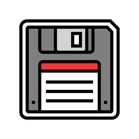 Floppy Disk Saving Loading Data Color Icon Vector Illustration 34789177