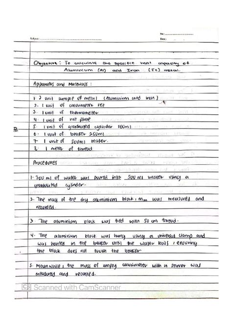 PHY Lab Report Mechanics And Thermal Physics Studocu