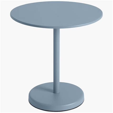 Linear Steel Café Table Round Design Within Reach Cafe Tables
