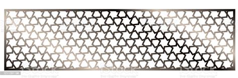 장식 기하학적 아랍어 패턴컷 아웃 실루엣 패널 인쇄 레이저 절단 스텐실 조각을위한 템플릿 벡터 그림입니다 0명에 대한 스톡 벡터