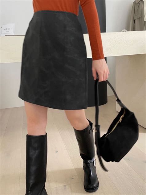 벨벳 스웨이드 반달 숄더백 가방
