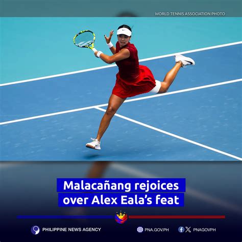 Philippine Malacañang Expressed Pride On Thursday Following Tennis