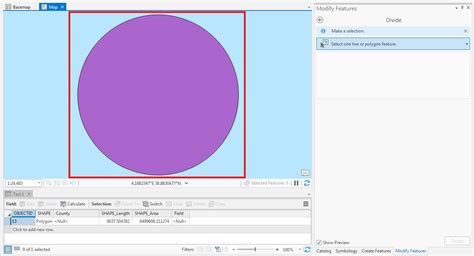 How To Split A Circle Polygon In Half In ArcGIS Pro