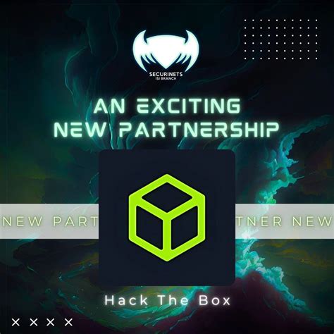 🔒 Exciting News Partnering With Hack The Box 🔒 Thrilled To Announce