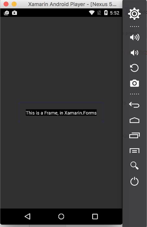 Xamarinforms Frame