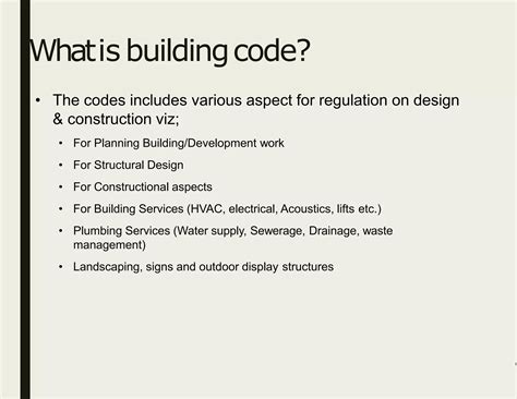 National Building Codes PPTX