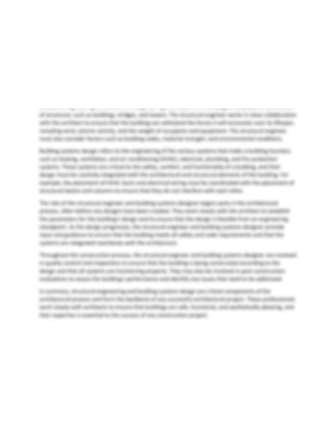 Solution The Backbone Of Architecture Structural Engineering And