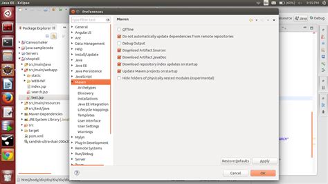 Java Eclipse Doesnt Download Dependencies For Maven Stack Overflow