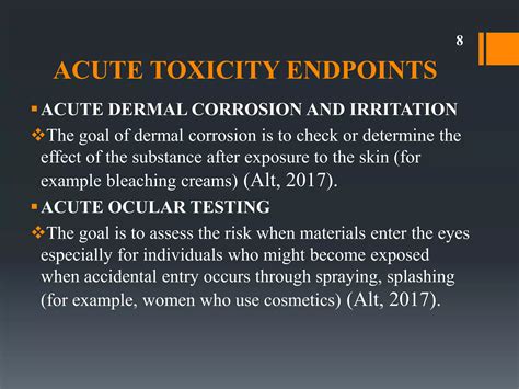 Toxicology Endpoints Pdf