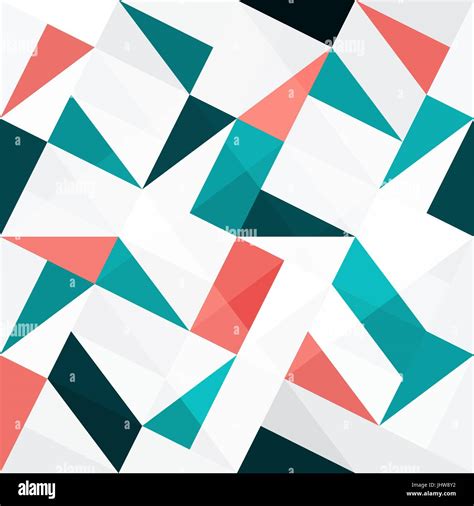 Seamless Color Triangles Abstract Background Stock Vector Image Art Alamy