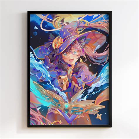 Постер Геншин Імпакт Сьогун Райден Купити картину в рамі