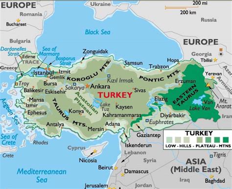 Istanbul Turkey Map