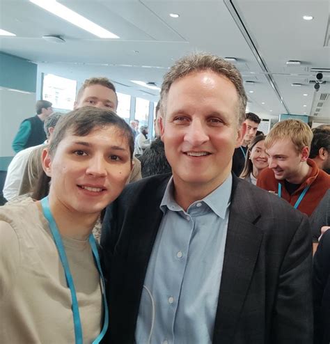 big honor meeting with our leader and ceo of aws adam selipskylooking
