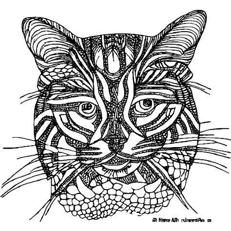 Small Kitty Coloring Page · Creative Fabrica