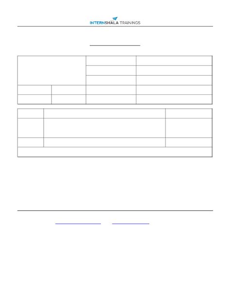 internshala trainings invoice pdf
