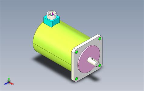 Yk130hb197 06a调速步进电机0 Catia 模型图纸下载 懒石网