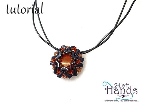 Beading Tutorial Beadwork Pendant Bead Weaving Patterns Beading Patterns Instructions Beaded