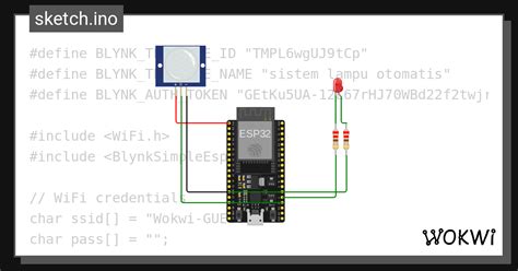 Simulasi Lampu Otomatis Wokwi Esp32 Stm32 Arduino Simulator
