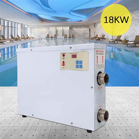 Cdzhltg 220v 18kw Electric Pool Heater For In Ground Pools Electric