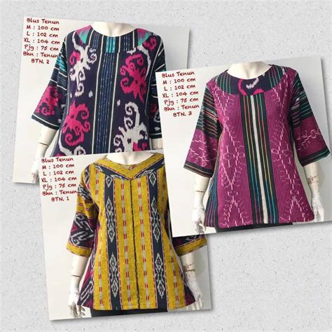 Jual Blus Tenun Asli Tenun Shopee Indonesia