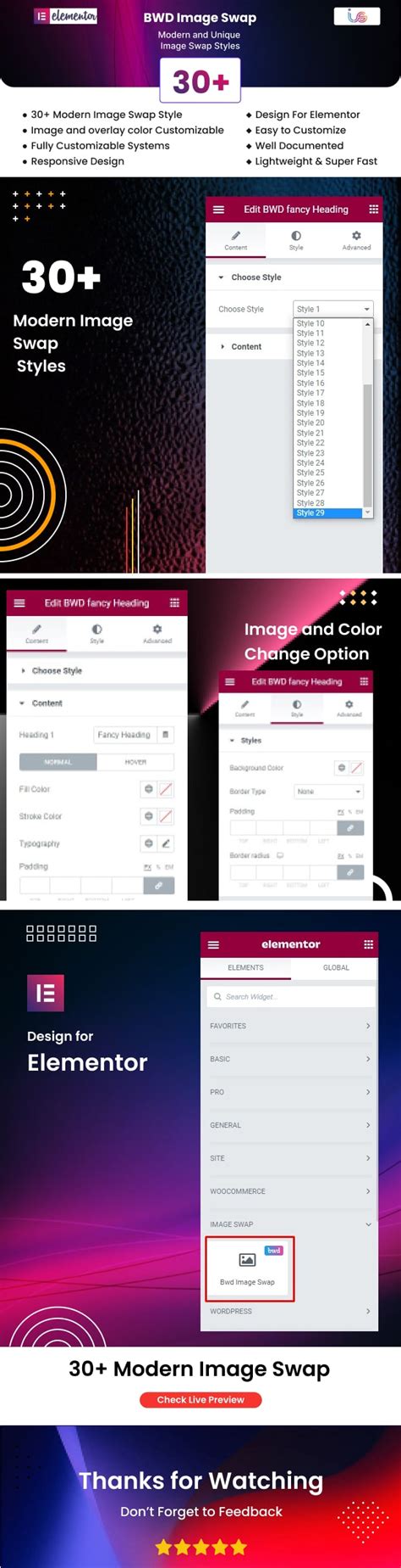 Image Swap Addon For Elementor