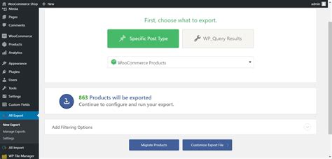 How To Export Woocommerce Products To A Spreadsheet