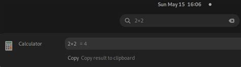 Bug Gnome Calculator Search Provider Does Not Work In Gnome Shell · Issue 278 · Fedora