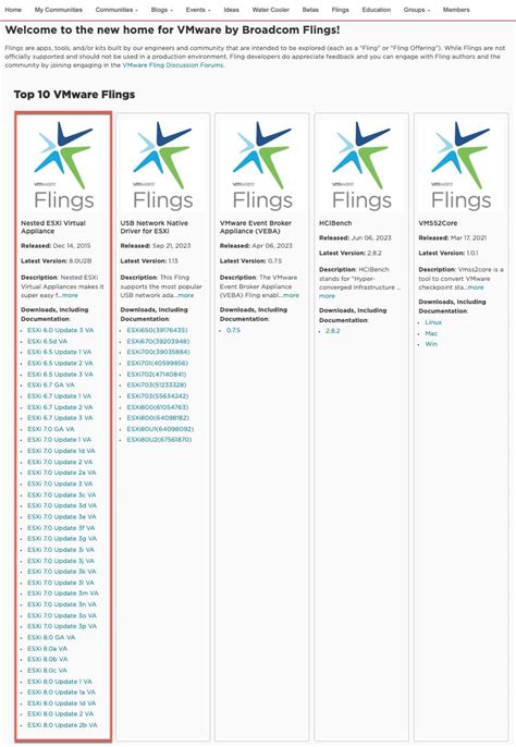 Roger Lund On Linkedin Nested Esxi Virtual Appliances Are Now Back Under Vmware Flings Community