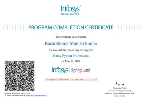 I Am Thrilled To Share That I Have Successfully Completed A Python