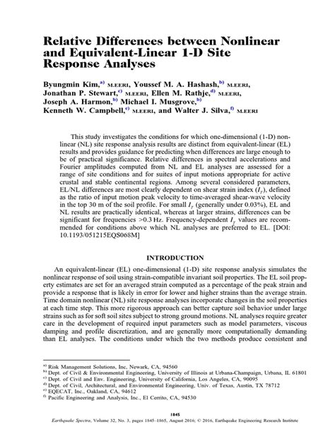 kim et al 2016 relative differences between nonlinear and
