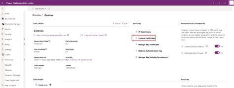 新增自訂憑證 Microsoft Learn