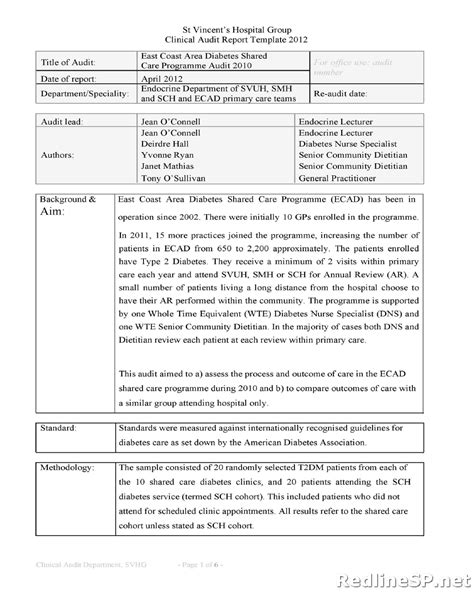 55 Amazing Audit Report Template RedlineSP 55 Amazing Audit Report Template RedlineSP