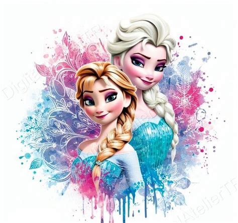 Elsa And Anna Profile Picture Nel 2024 Anna Frozen Immagini Disney Etsy