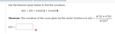 Solved Use The Theorem Given Below To Find The