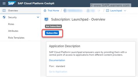 Launchpad Service In SAP Cloud Platform Cloud Foundry