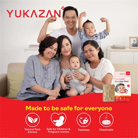 Yukazan Oral Ulcer Patch 6 Pieces For All Kind Of Oral And Canker Ulcers Shopee Malaysia