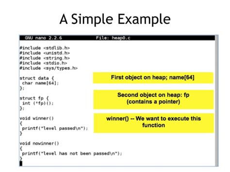 Cnit 127 Ch 5 Introduction To Heap Overflows Ppt