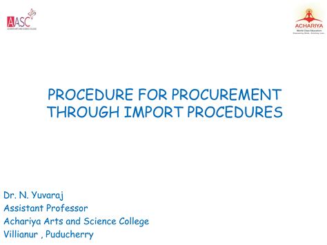 import export procedures pdf