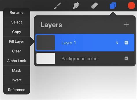 procreate 4 2 tutorial layers interface mary li art