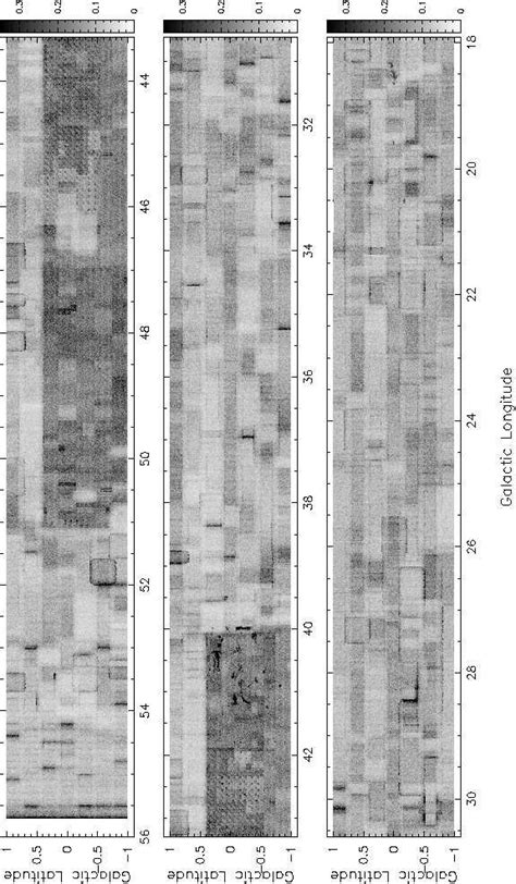 an image of the rms noise temperature σ t a for the entire grs