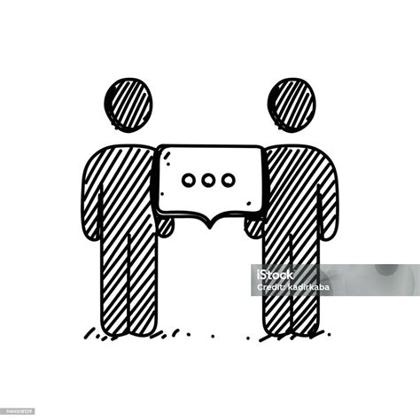 통신 라인 아이콘 스케치 디자인 완벽한 픽셀 편집 가능한 스트로크 말하기 연설 채팅 회의 댓글 사업가 회사 Brand Name Online Messaging Platform