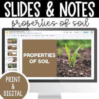 Properties Of Soil Soil Type Google Slides Slideshow By Bloomin Science