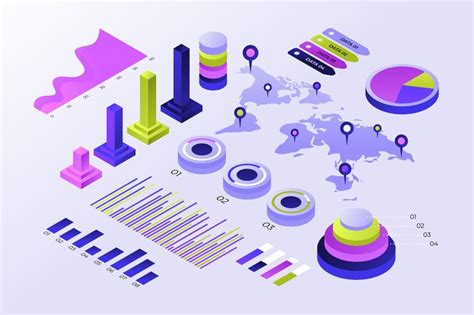Premium Vector Gradient Data Visualization Design